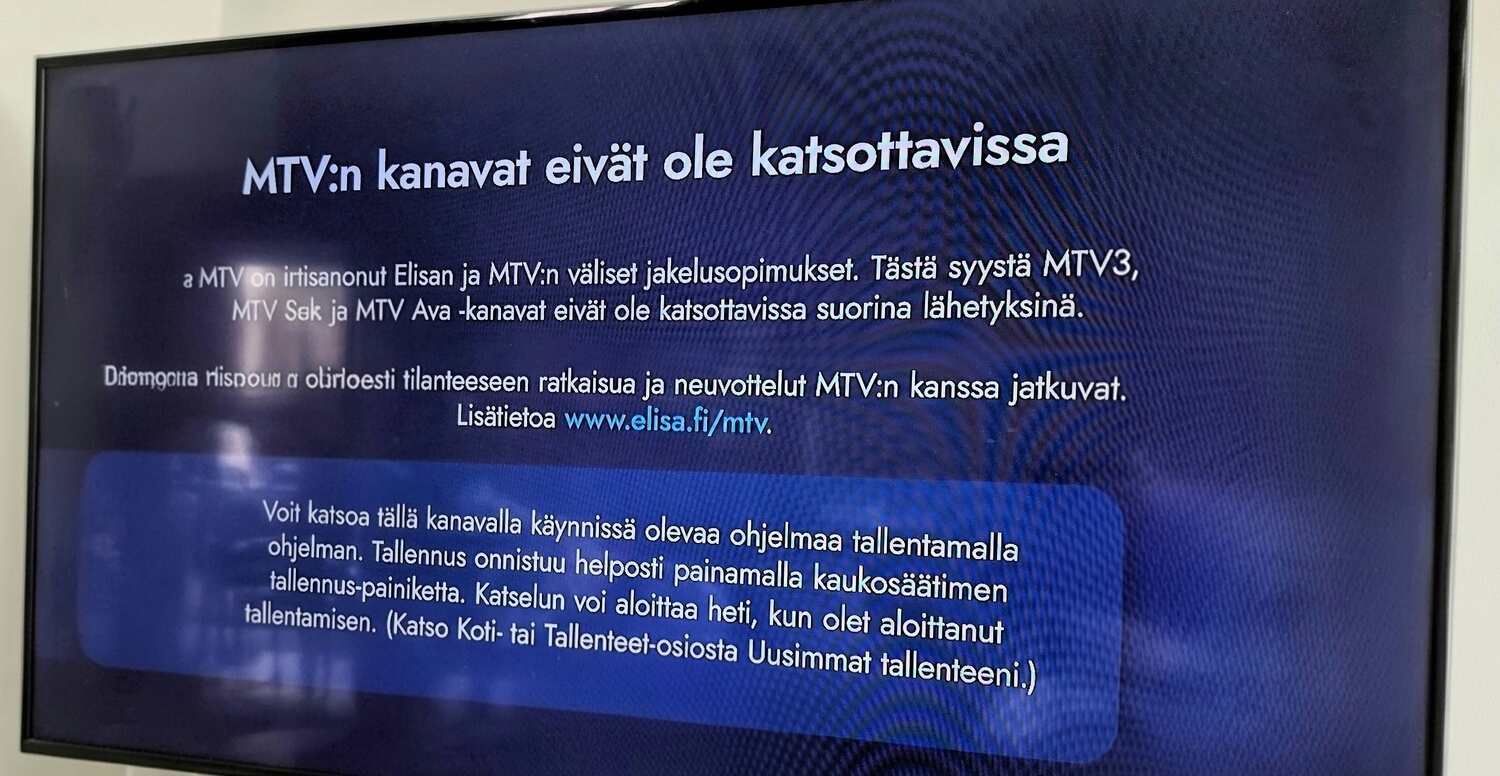 KKV: Asiakkaille korvauksia MTV:n ja Elisan kiistasta – Stara.fi